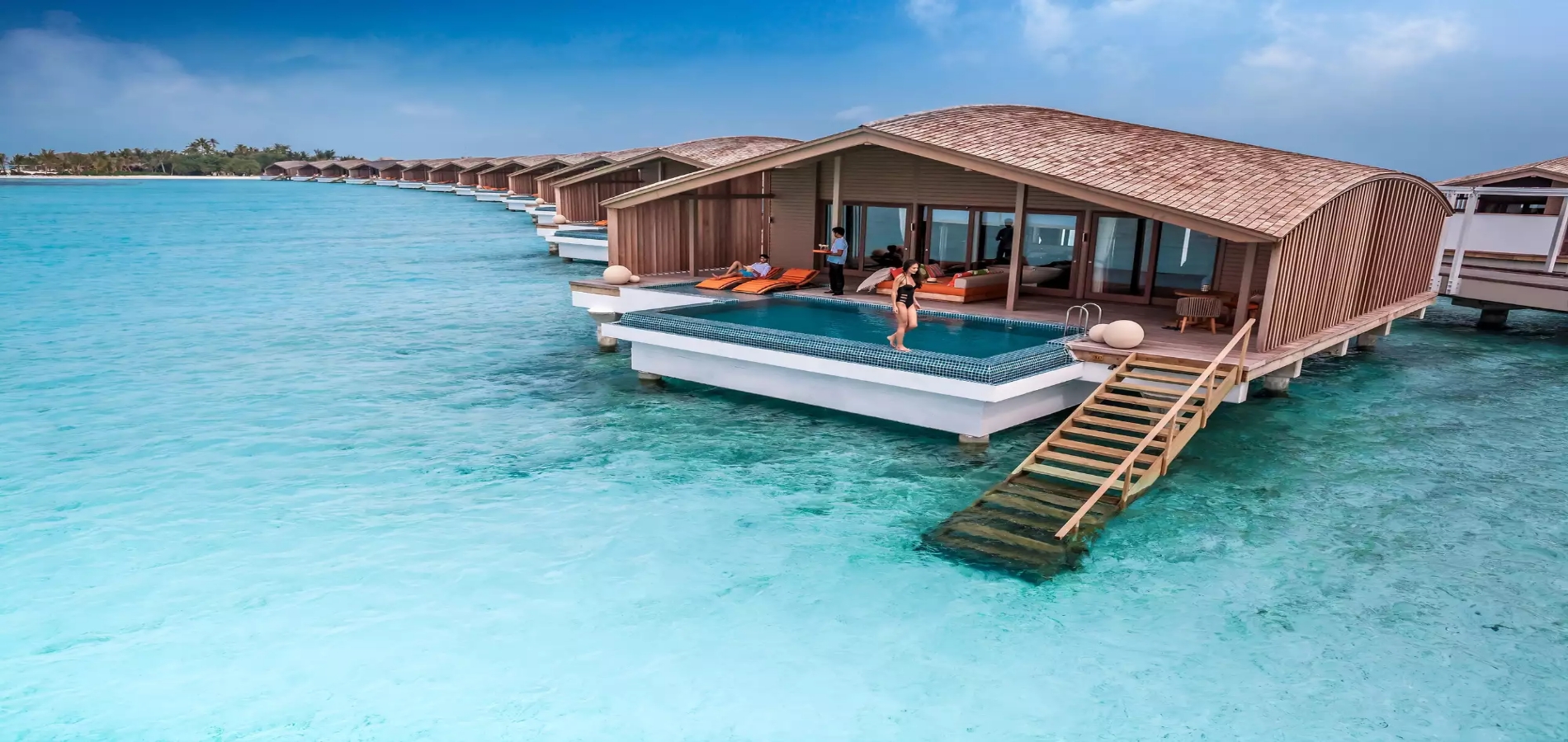 Club Med Finolhu Sunset Overwater Villa Maldives Water Villas